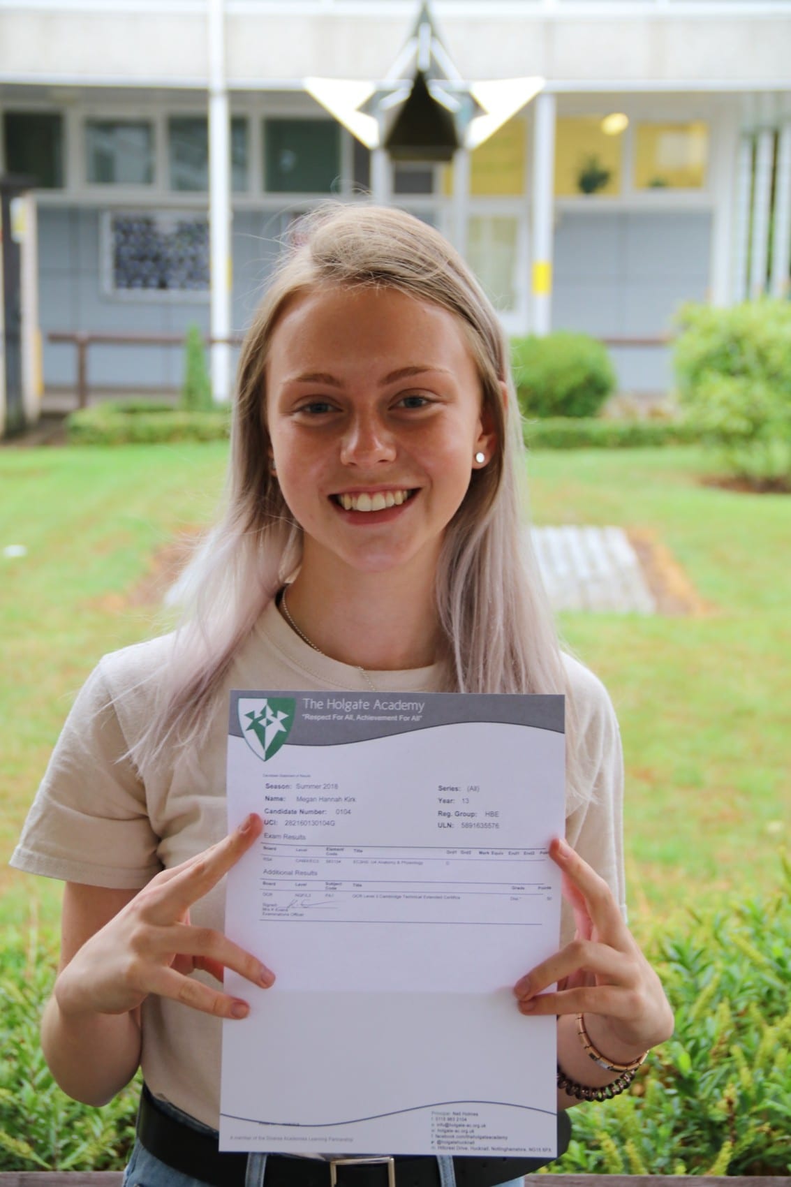 Holgate students celebrate A Level results - The Holgate Academy